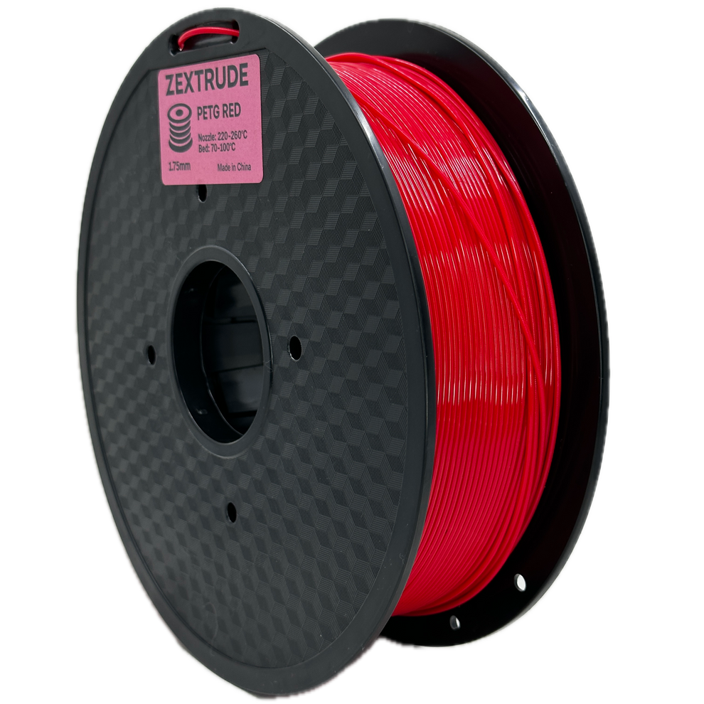 PETG Red 1KG 3D Printing Filament High Quality 1.75mm – Zextrude